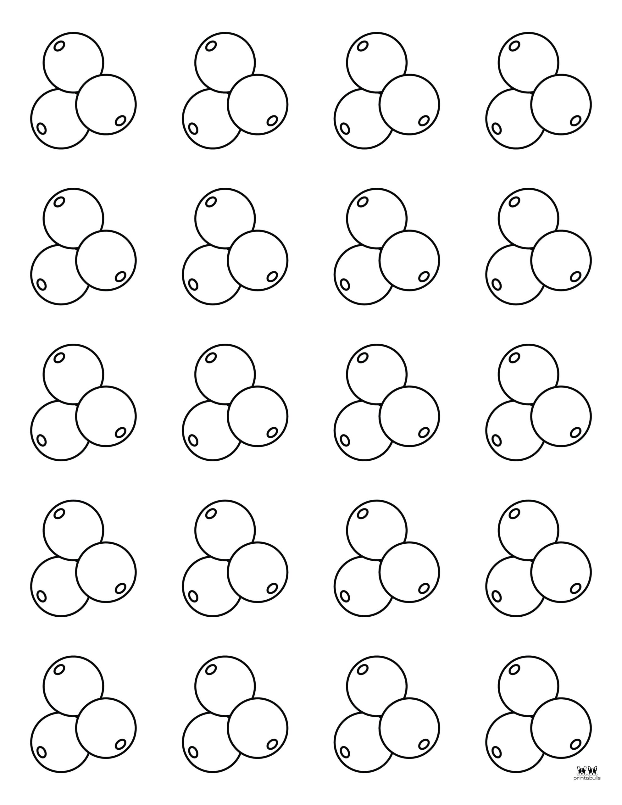 Holly Coloring Pages & Templates - FREE | Printabulls