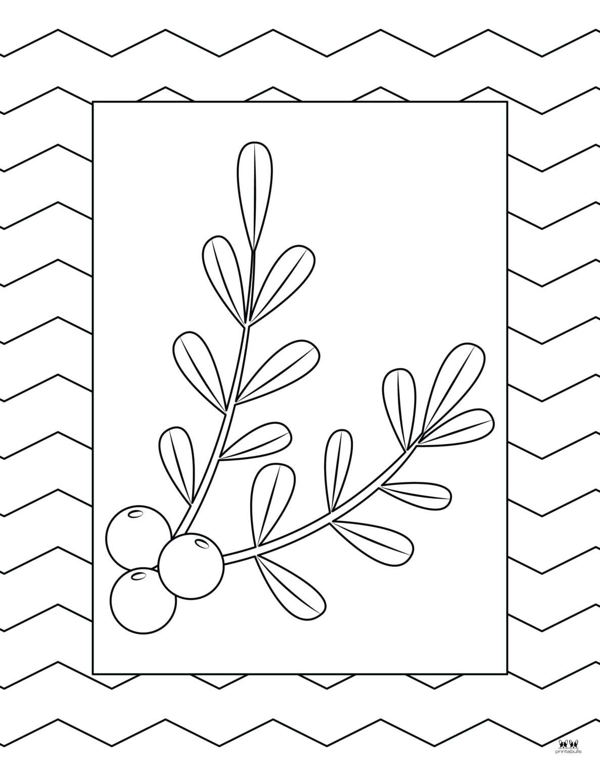 Mistletoe Coloring Pages & Templates - FREE | Printabulls