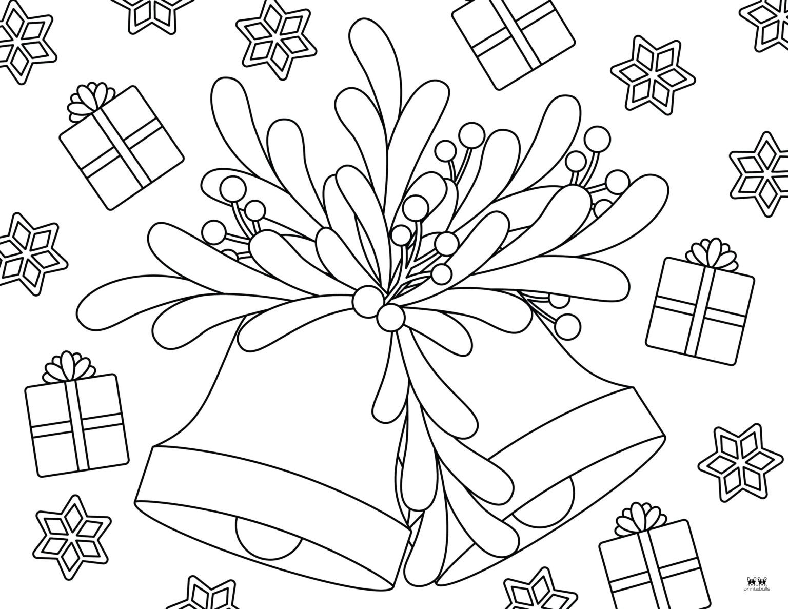 Mistletoe Coloring Pages & Templates - FREE | Printabulls