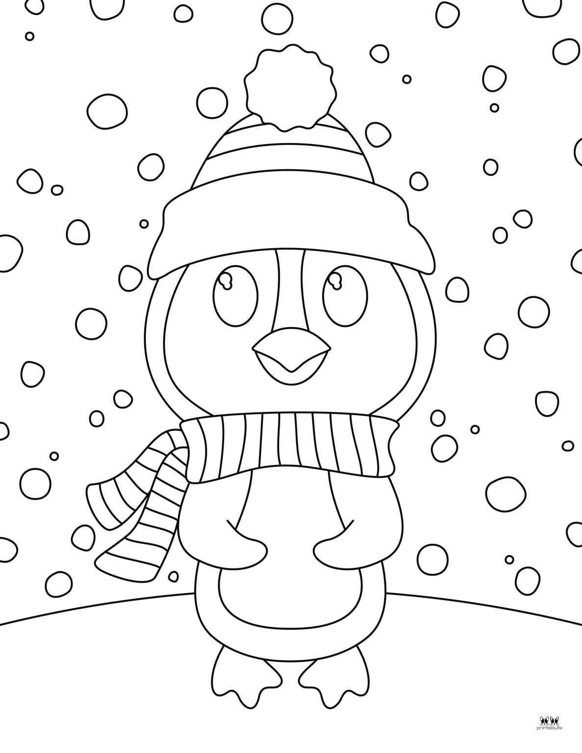 Penguin Coloring Pages & Templates - FREE | Printabulls