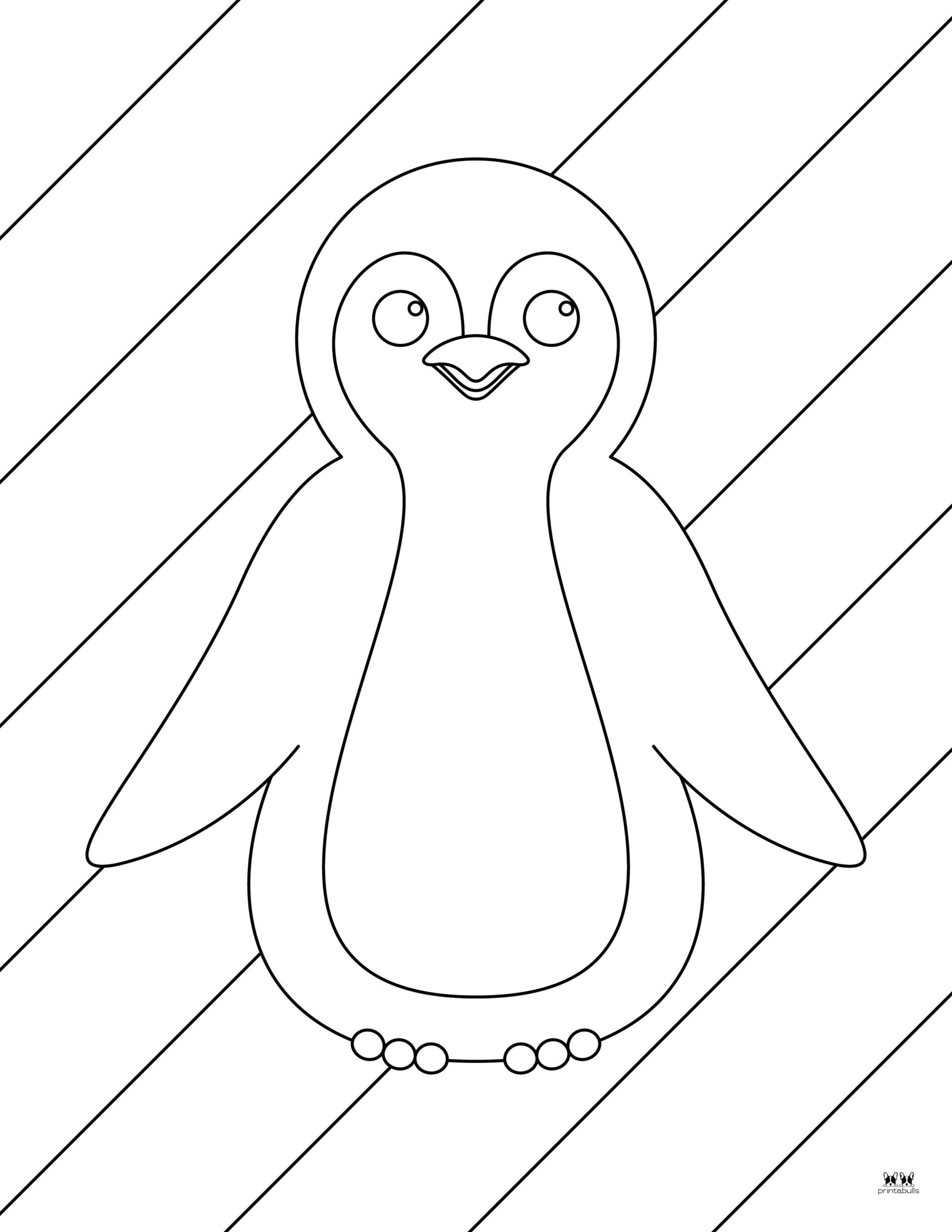 Penguin Coloring Pages & Templates - FREE | Printabulls