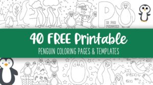 Penguin Coloring Pages & Templates - FREE | Printabulls