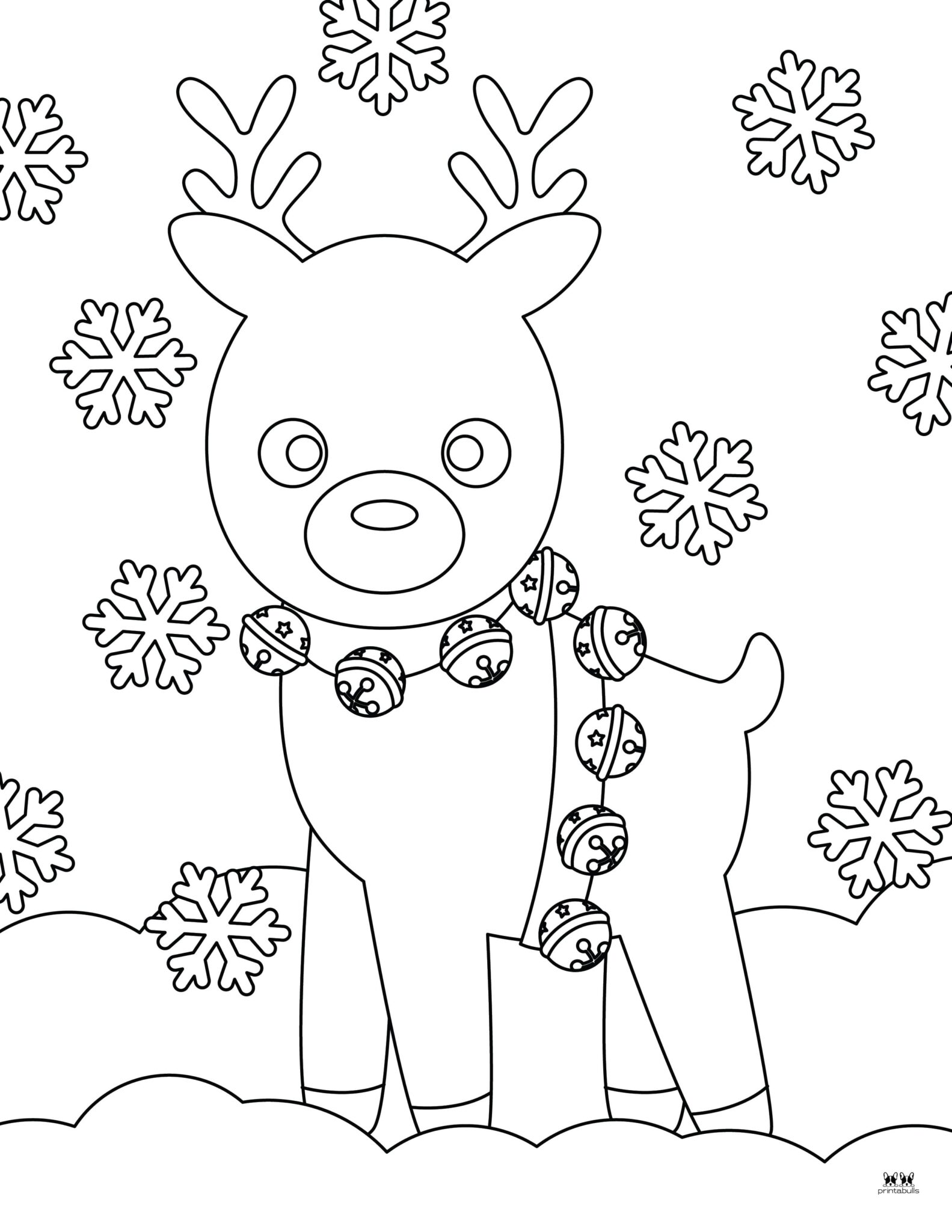 Christmas Bells Coloring Pages & Templates | Printabulls