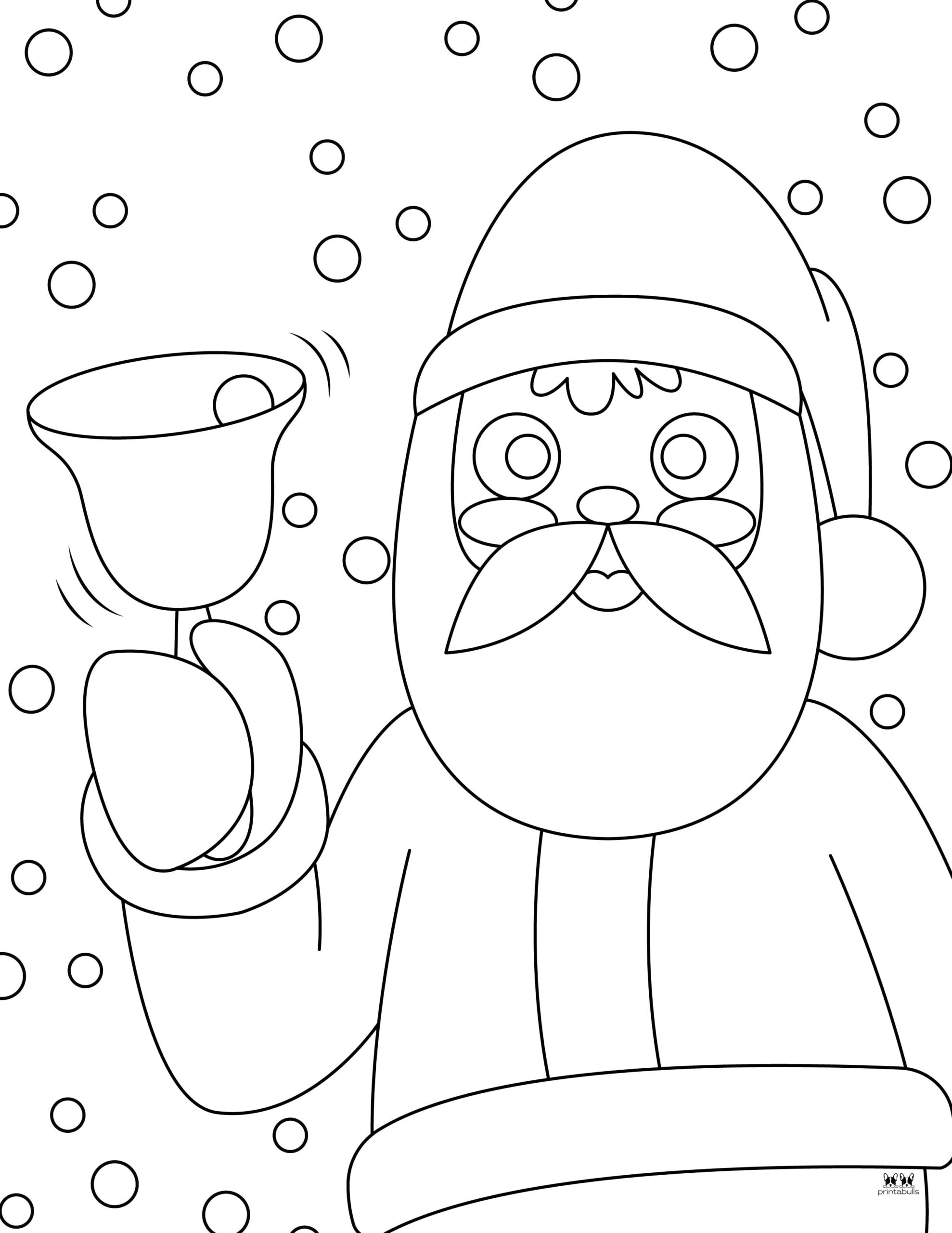 Christmas Bells Coloring Pages & Templates | Printabulls