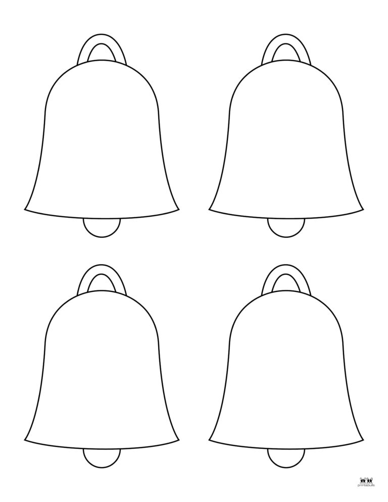 Christmas Bells Coloring Pages & Templates | Printabulls
