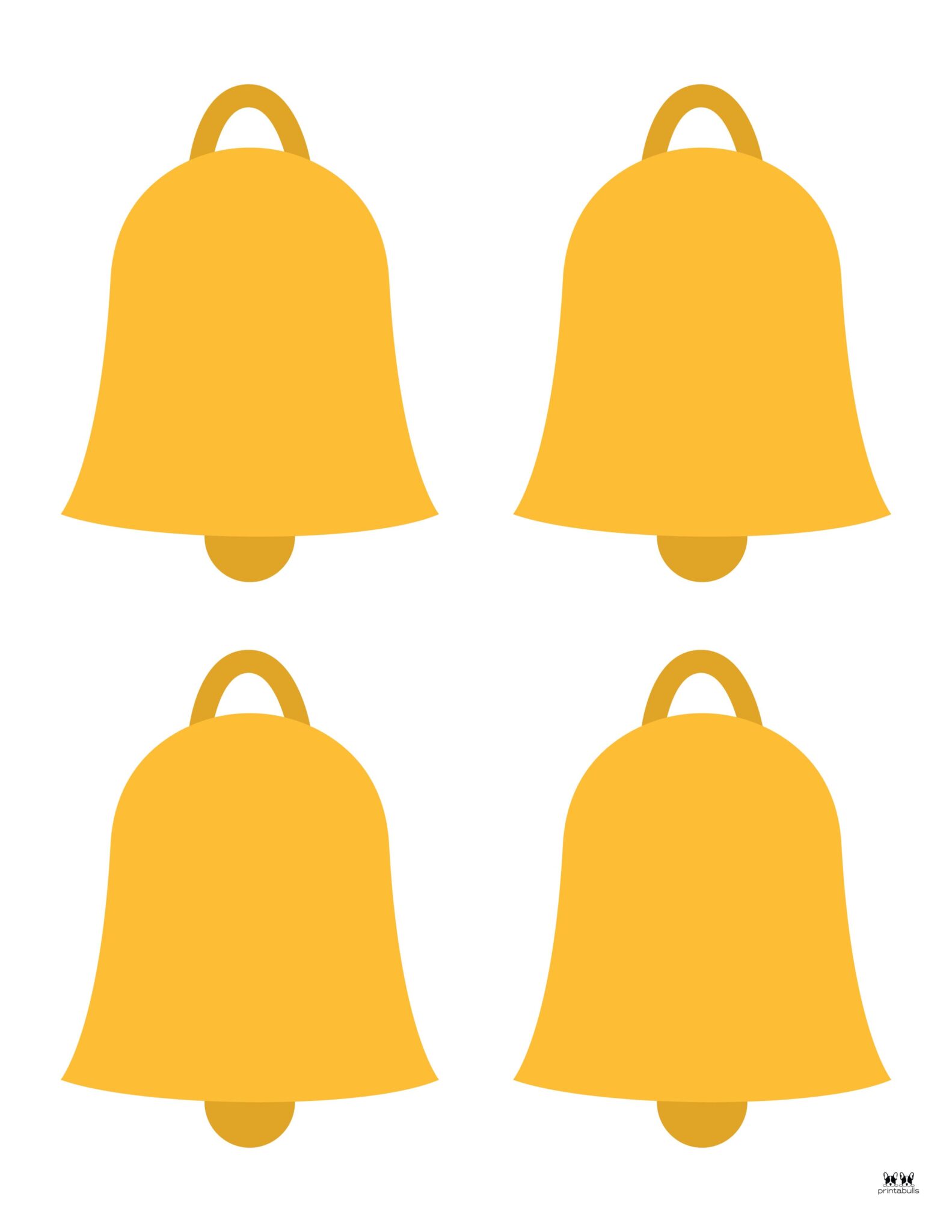 Christmas Bells Coloring Pages & Templates | Printabulls