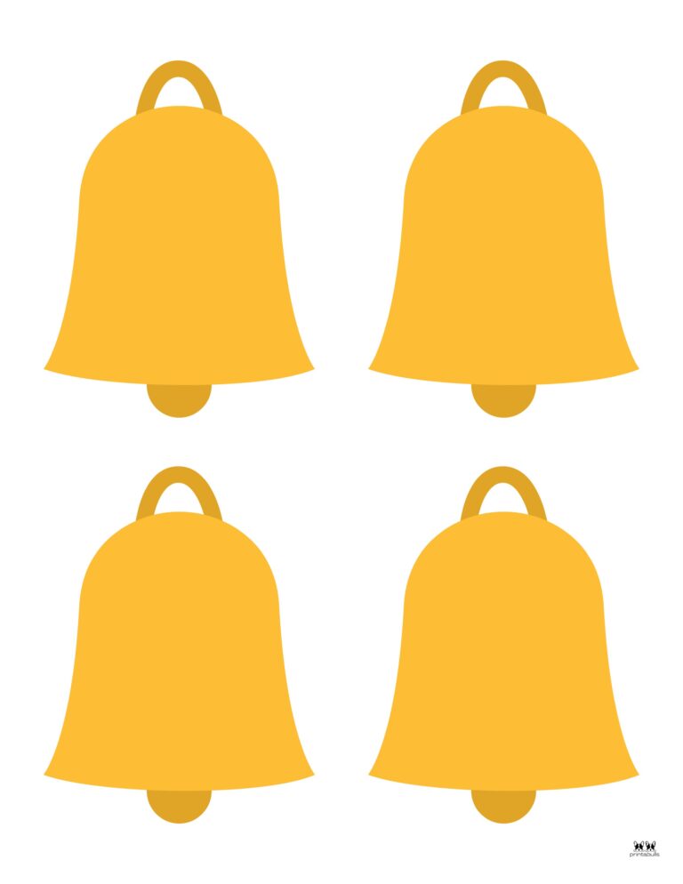 Christmas Bells Coloring Pages & Templates | Printabulls