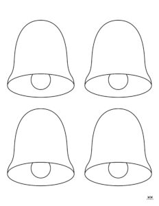 Christmas Bells Coloring Pages & Templates | Printabulls