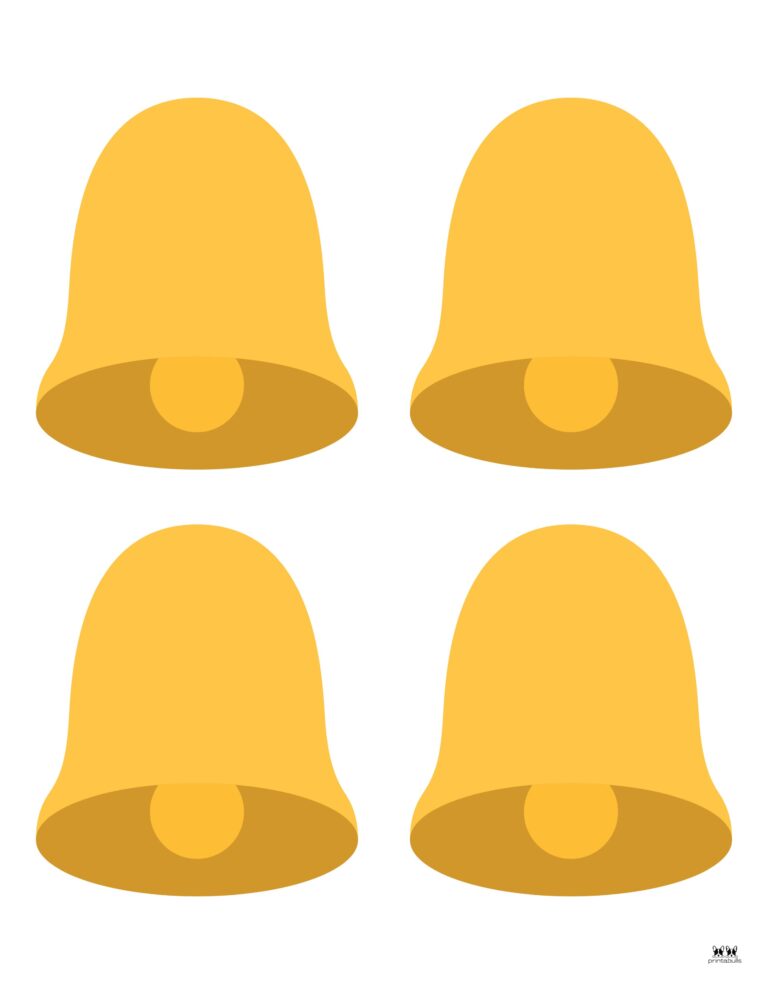 Christmas Bells Coloring Pages & Templates | Printabulls