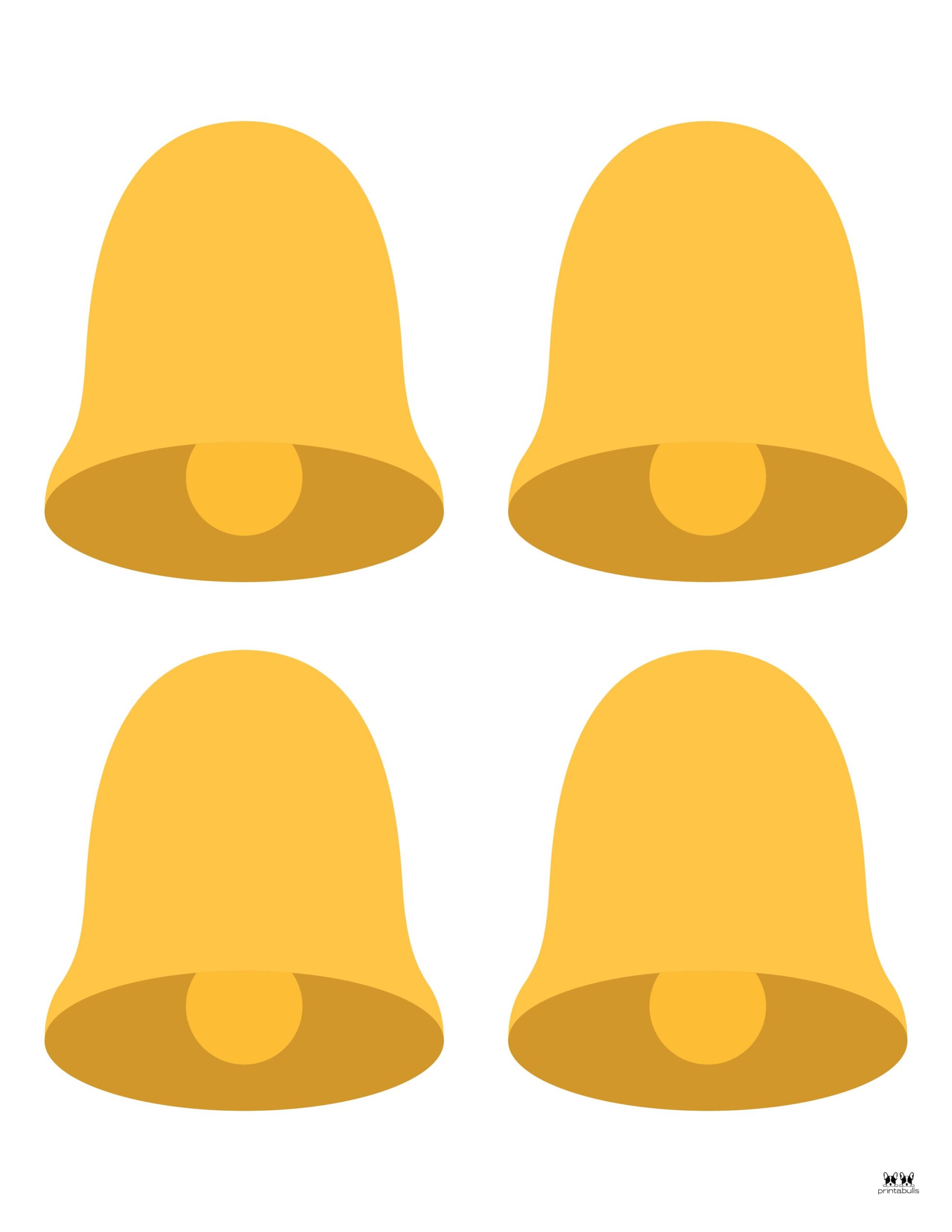 Christmas Bells Coloring Pages & Templates | Printabulls