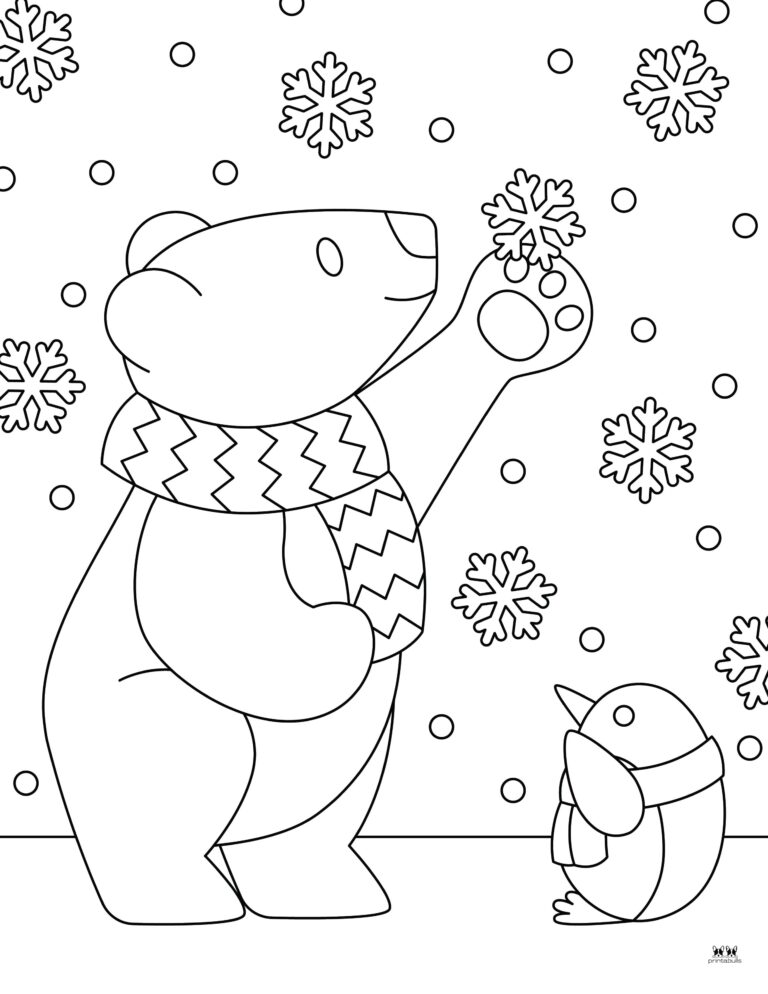 Polar Bear Coloring Pages & Templates - FREE | Printabulls