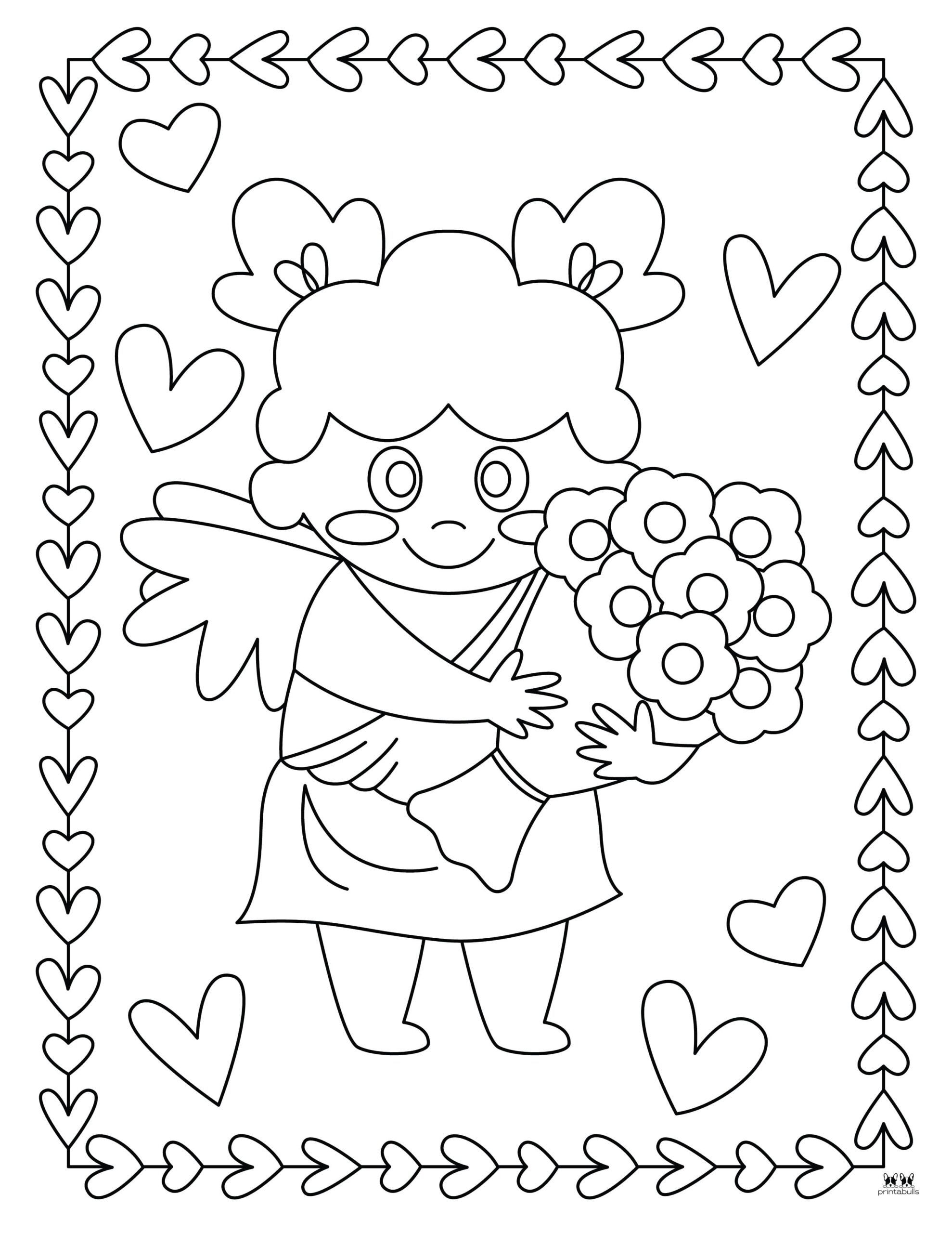 Cupid Coloring Pages - 20 FREE Pages | Printabulls