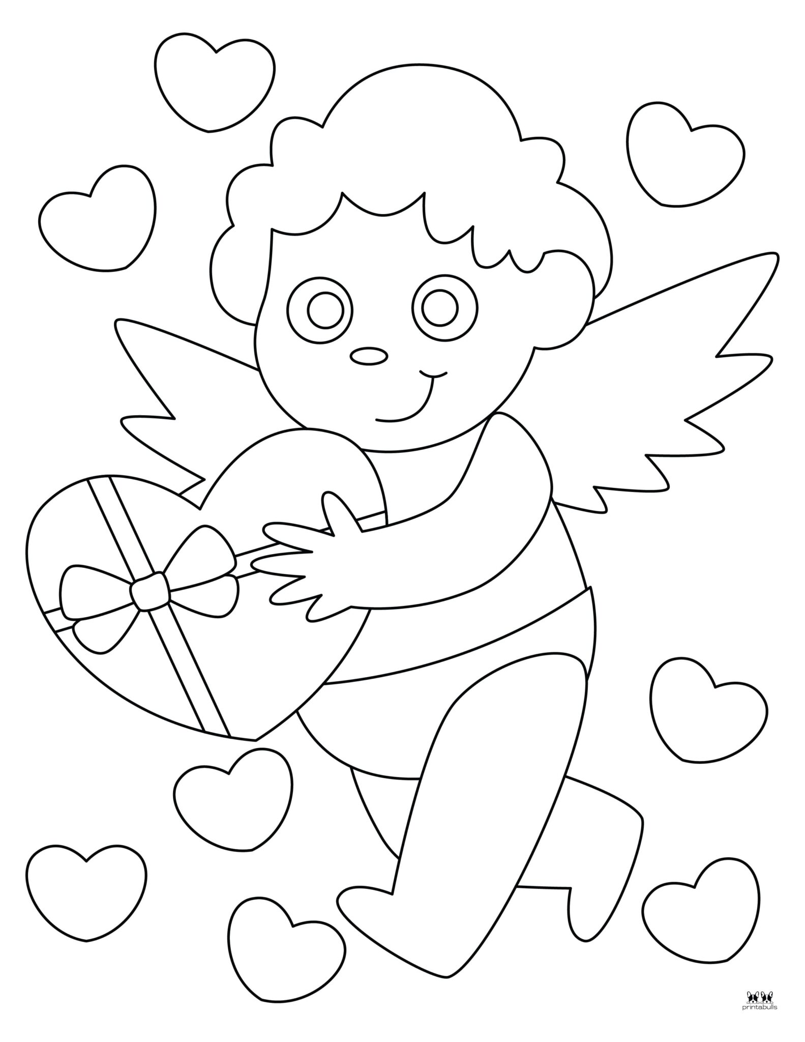 Cupid Coloring Pages - 20 FREE Pages | Printabulls