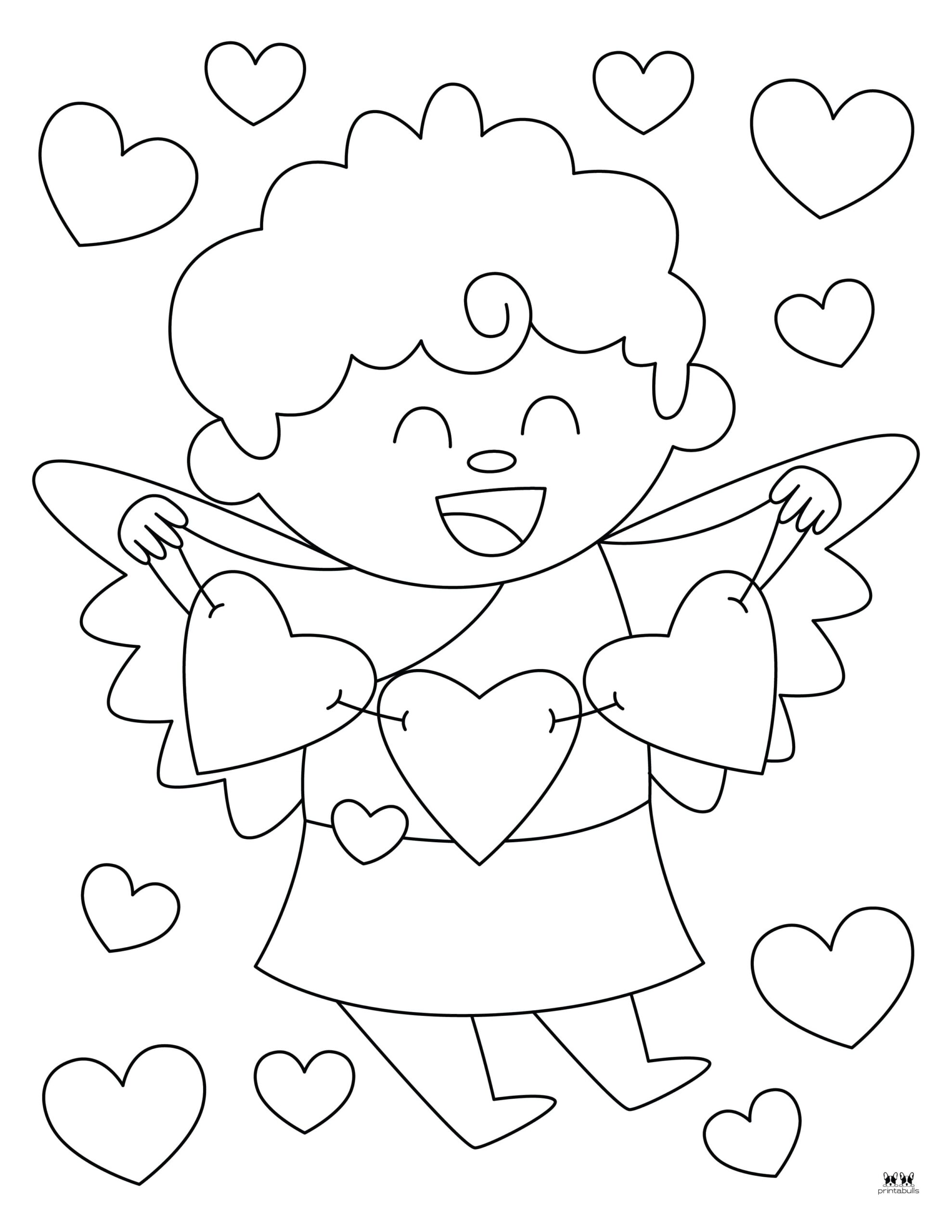 Cupid Coloring Pages - 20 FREE Pages | Printabulls
