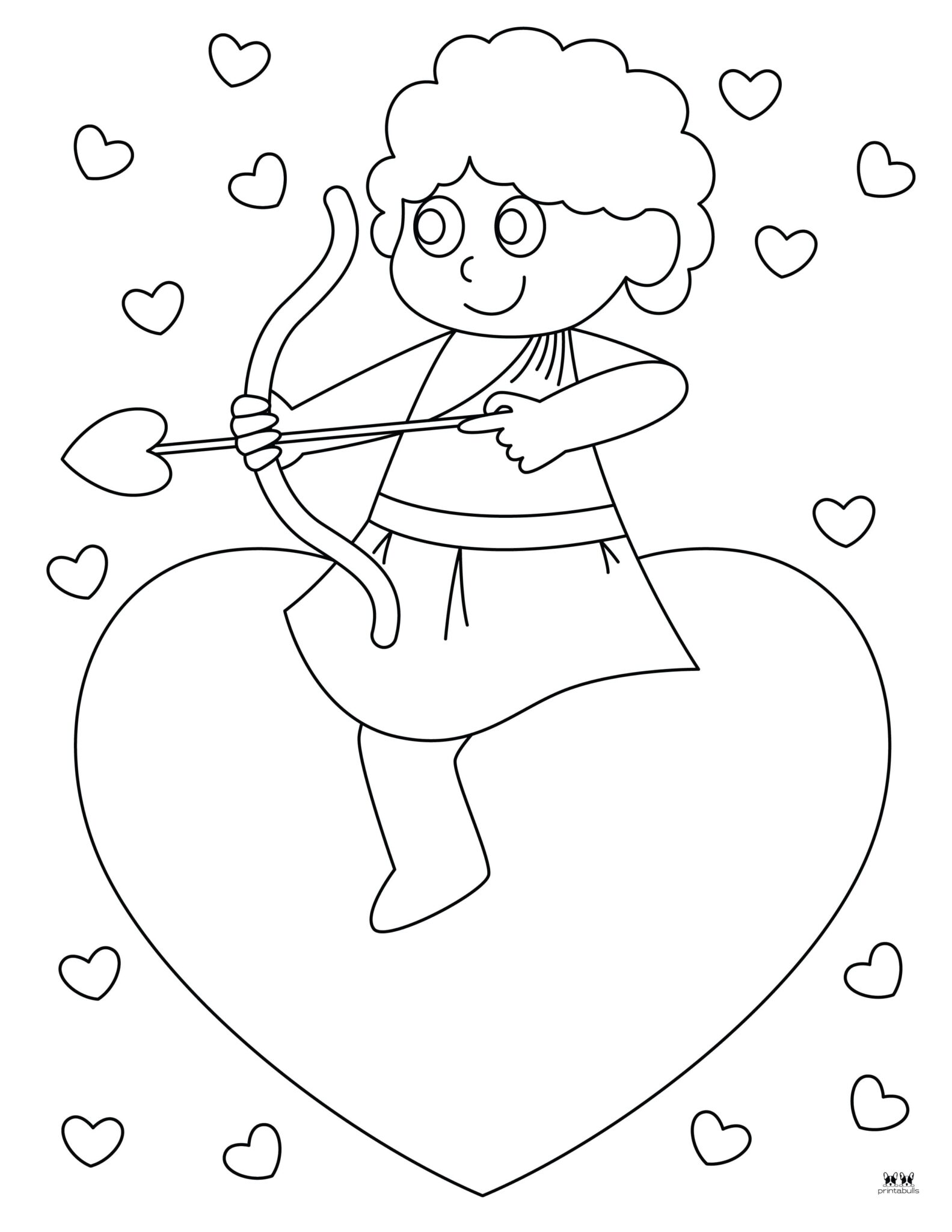 Cupid Coloring Pages - 20 FREE Pages | Printabulls
