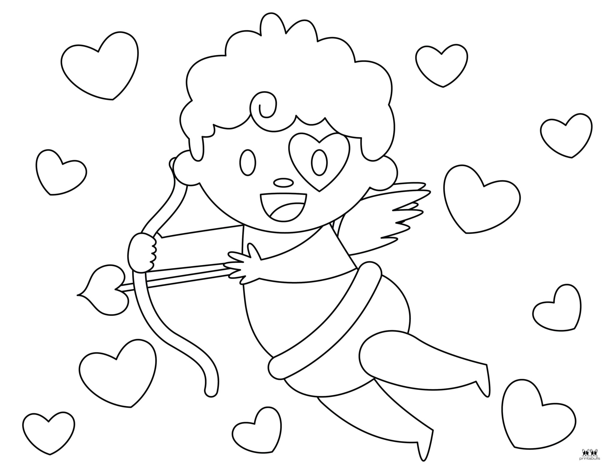 Cupid Coloring Pages - 20 FREE Pages | Printabulls