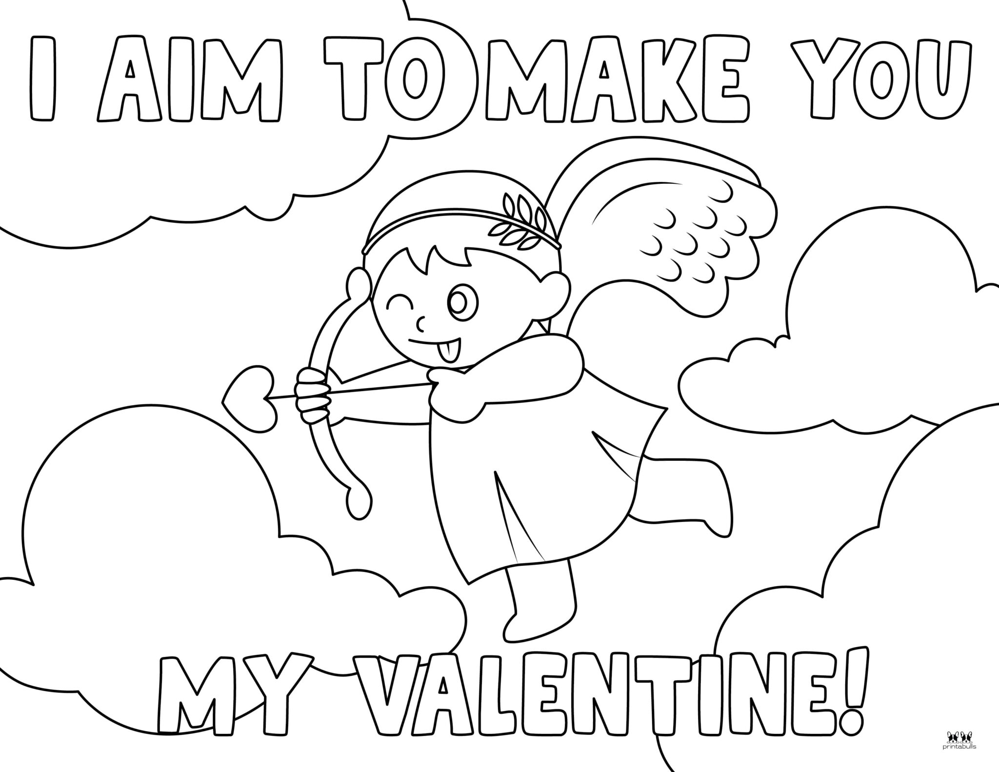 Cupid Coloring Pages - 20 FREE Pages - PrintaBulk