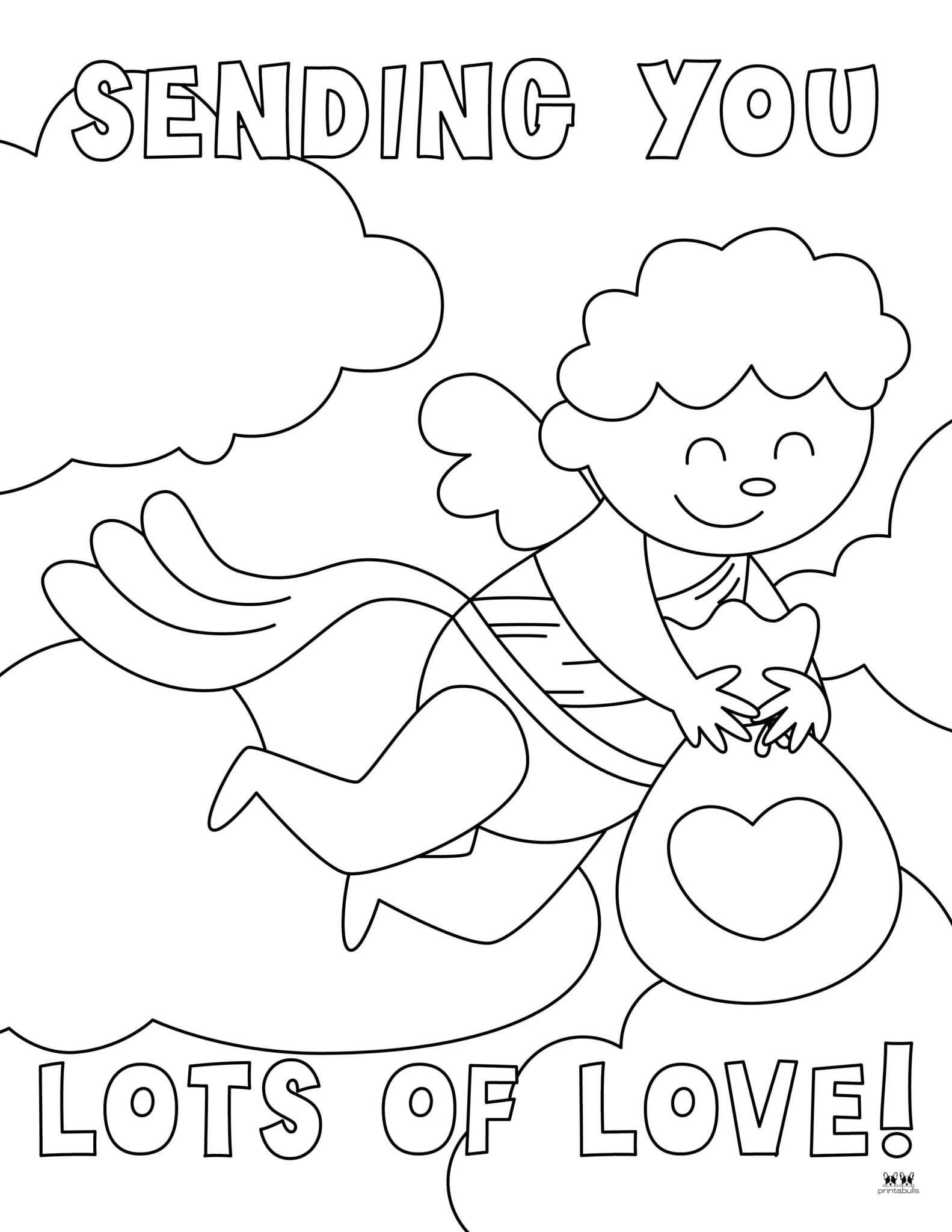 Cupid Coloring Pages - 20 FREE Pages | Printabulls