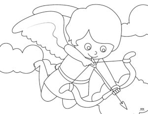 Cupid Coloring Pages - 20 FREE Pages | Printabulls