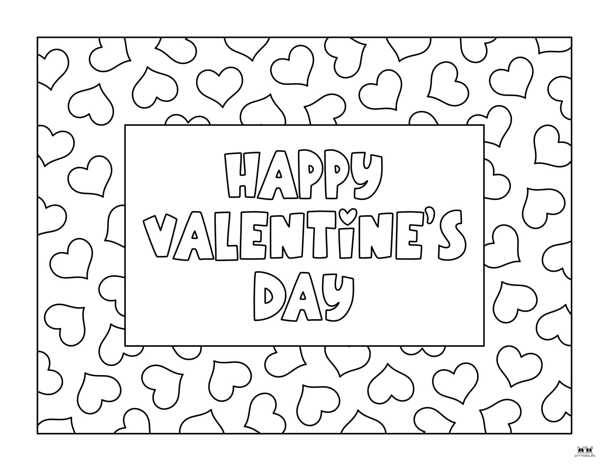 Happy Valentine's Day Coloring Pages - 34 Pages | Printabulls
