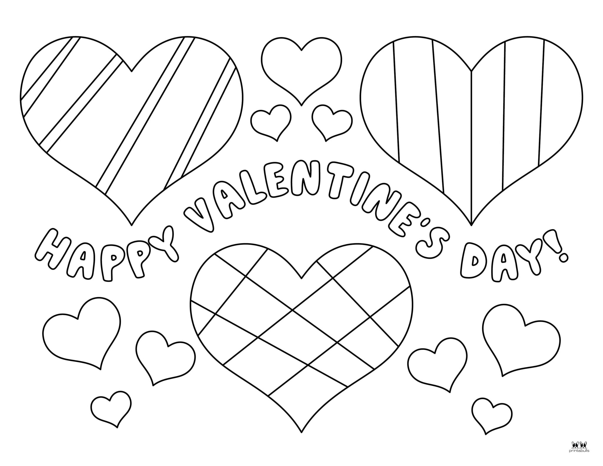 Happy Valentine's Day Coloring Pages - 34 Pages | Printabulls