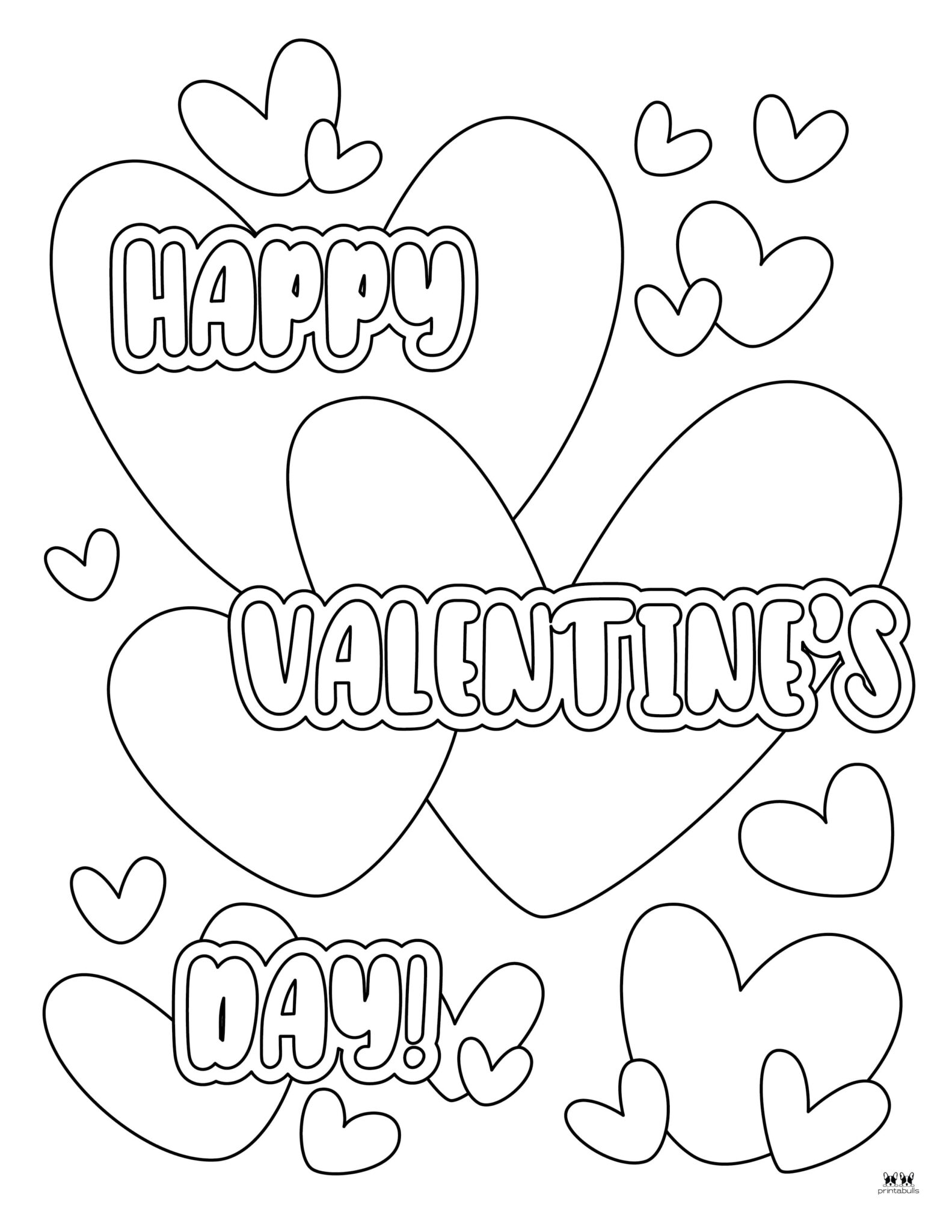 Happy Valentine's Day Coloring Pages - 34 Pages | Printabulls