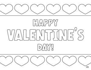 Happy Valentine's Day Coloring Pages - 34 Pages | Printabulls