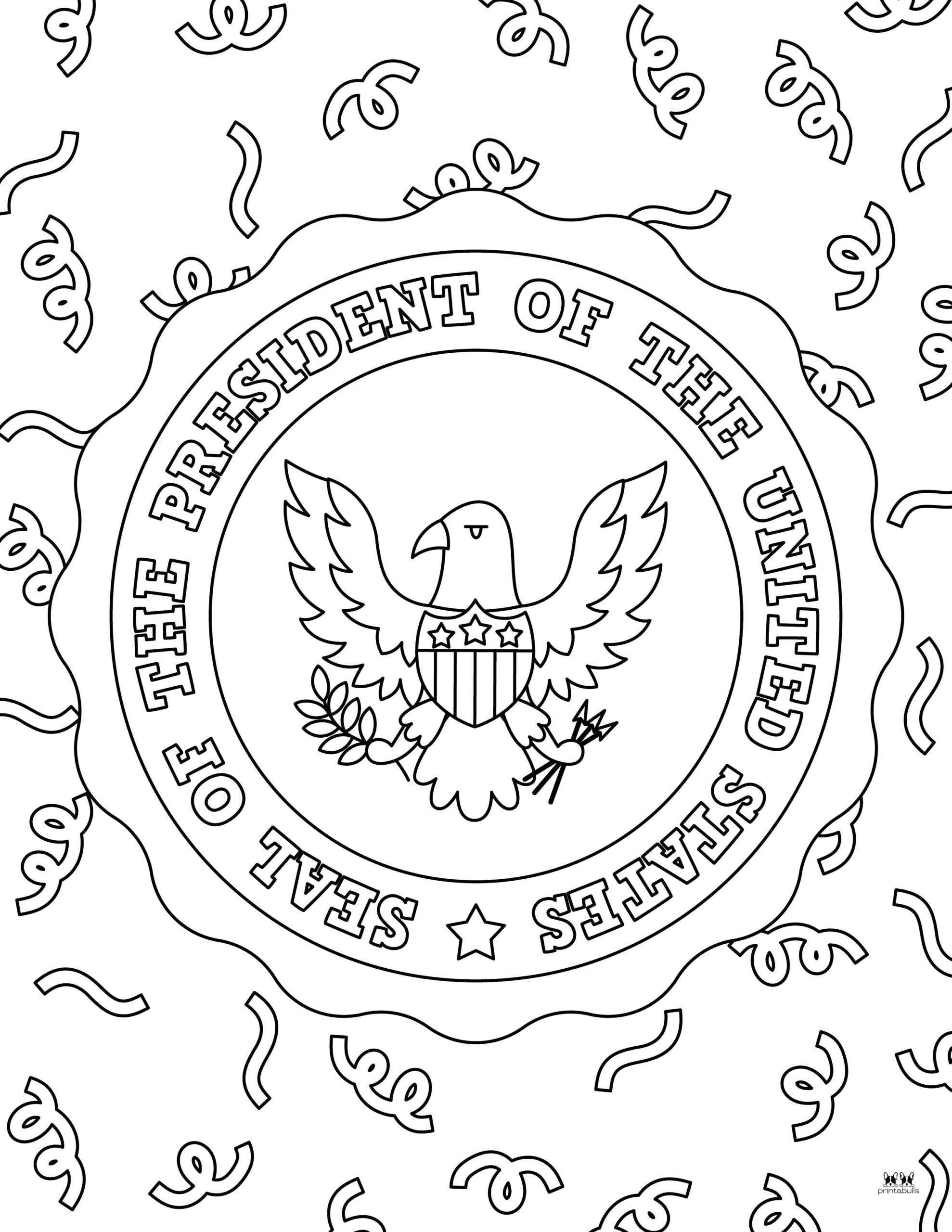Presidents' Day Coloring Pages - 25 Pages | Printabulls