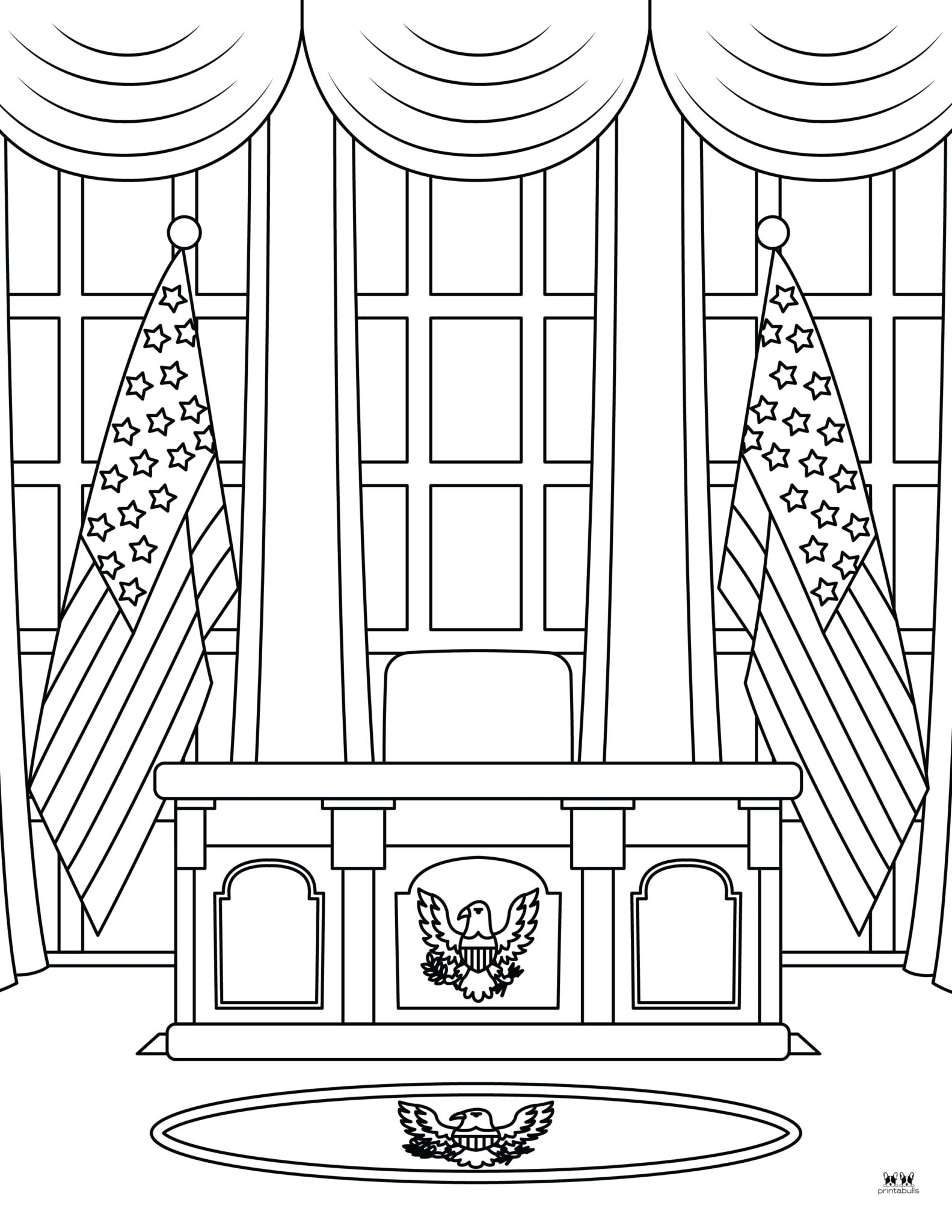 Presidents' Day Coloring Pages - 25 Pages | Printabulls