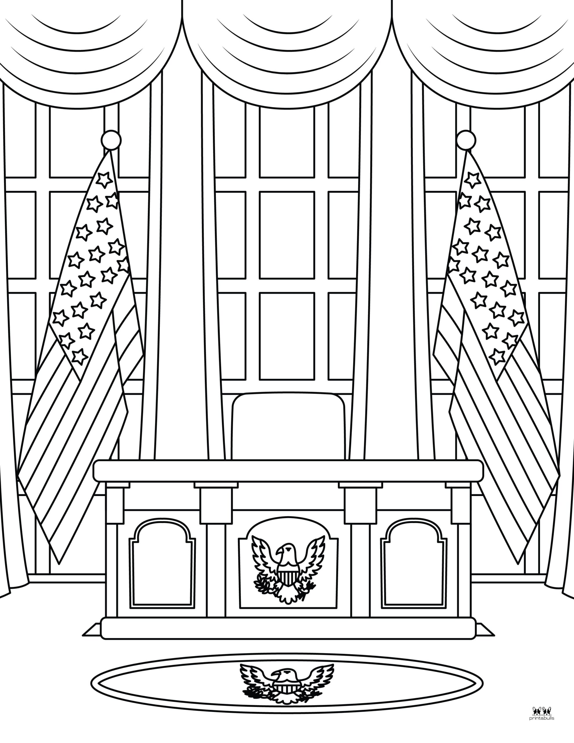 Presidents' Day Coloring Pages - 25 Pages | Printabulls