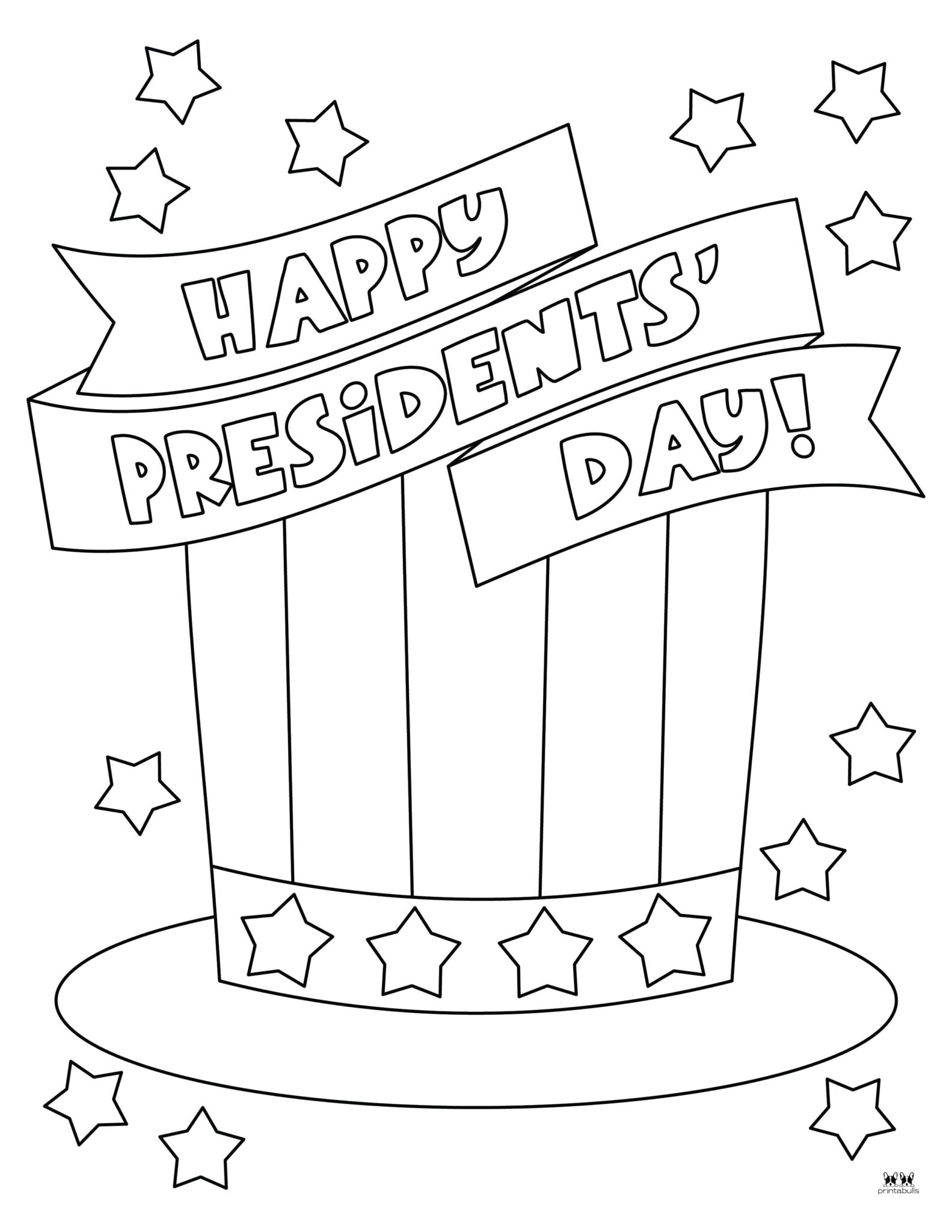 Presidents' Day Coloring Pages - 25 Pages - PrintaBulk