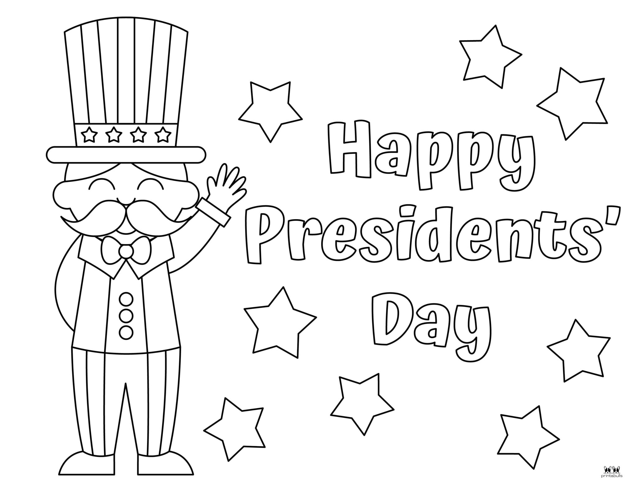 Presidents' Day Coloring Pages - 25 Pages | Printabulls