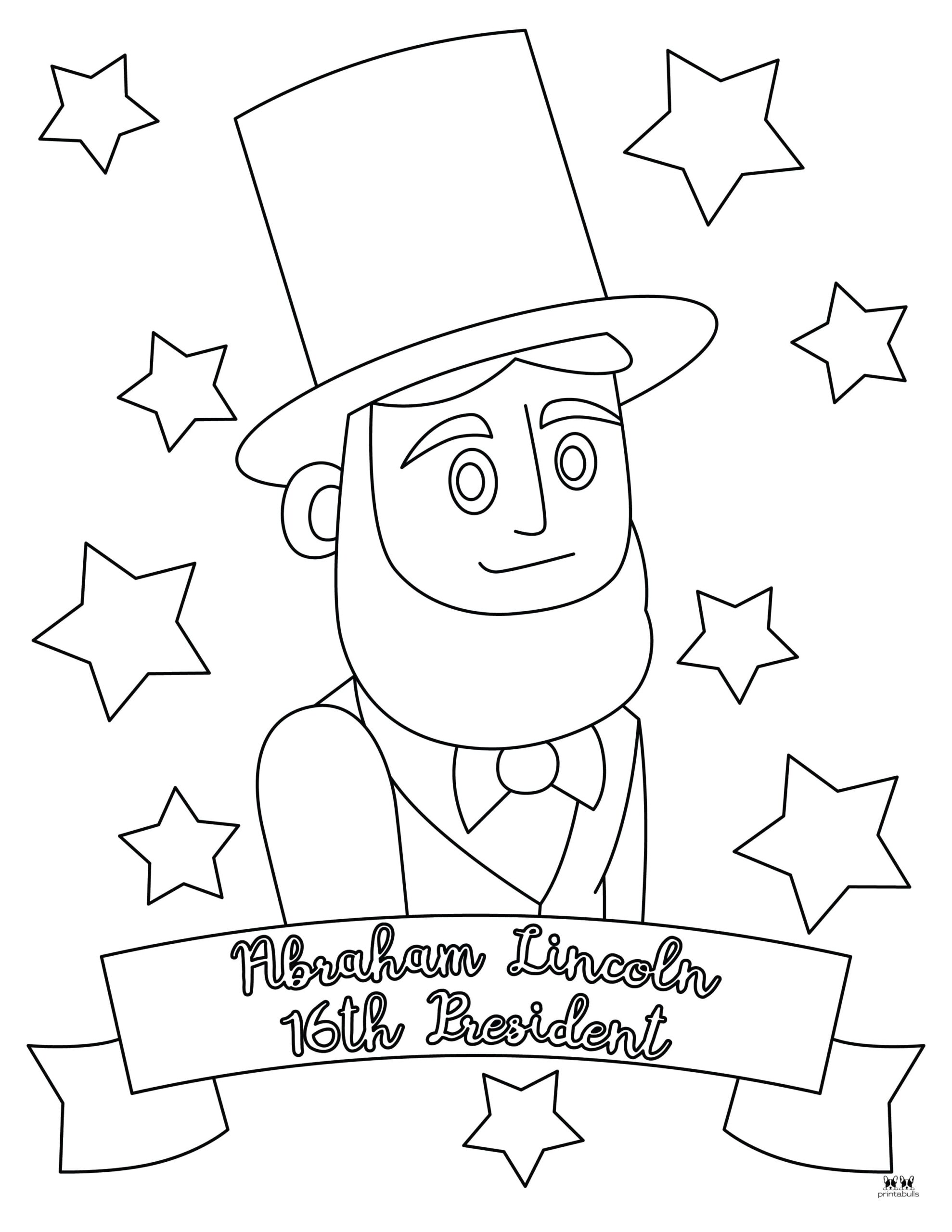 Presidents' Day Coloring Pages - 25 Pages | Printabulls