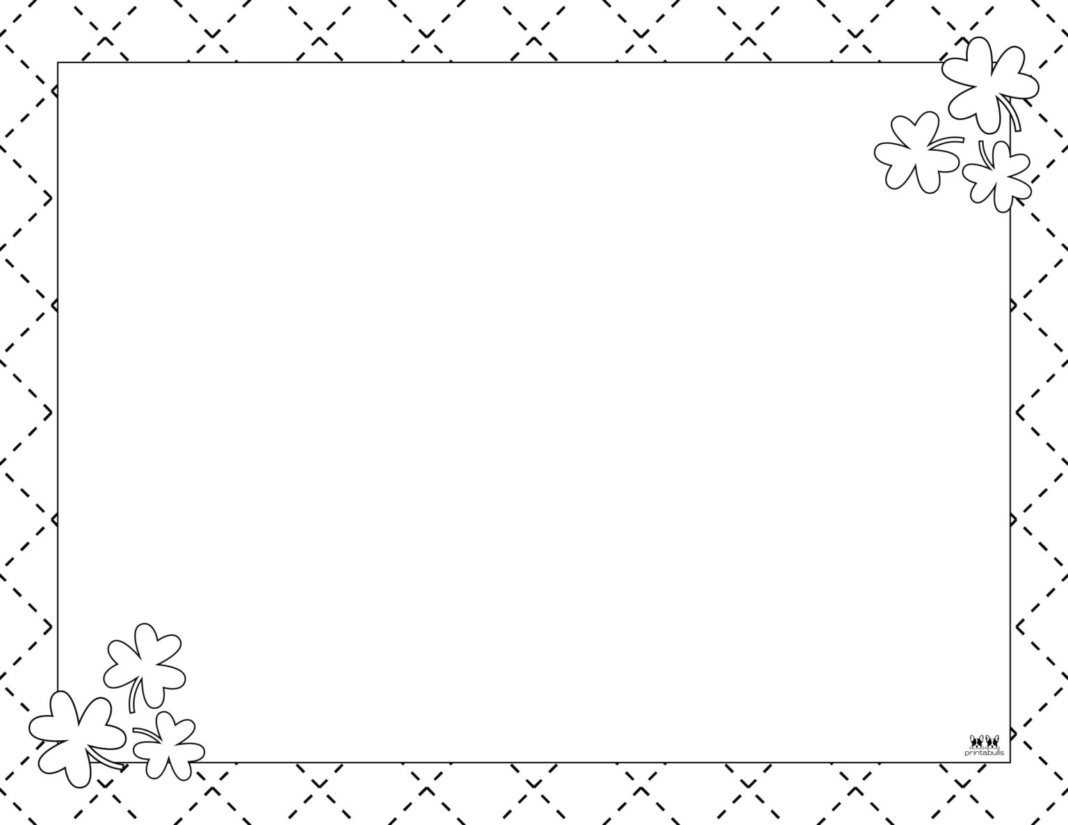 St. Patrick's Day Borders & Frames - 20 Pages | Printabulls