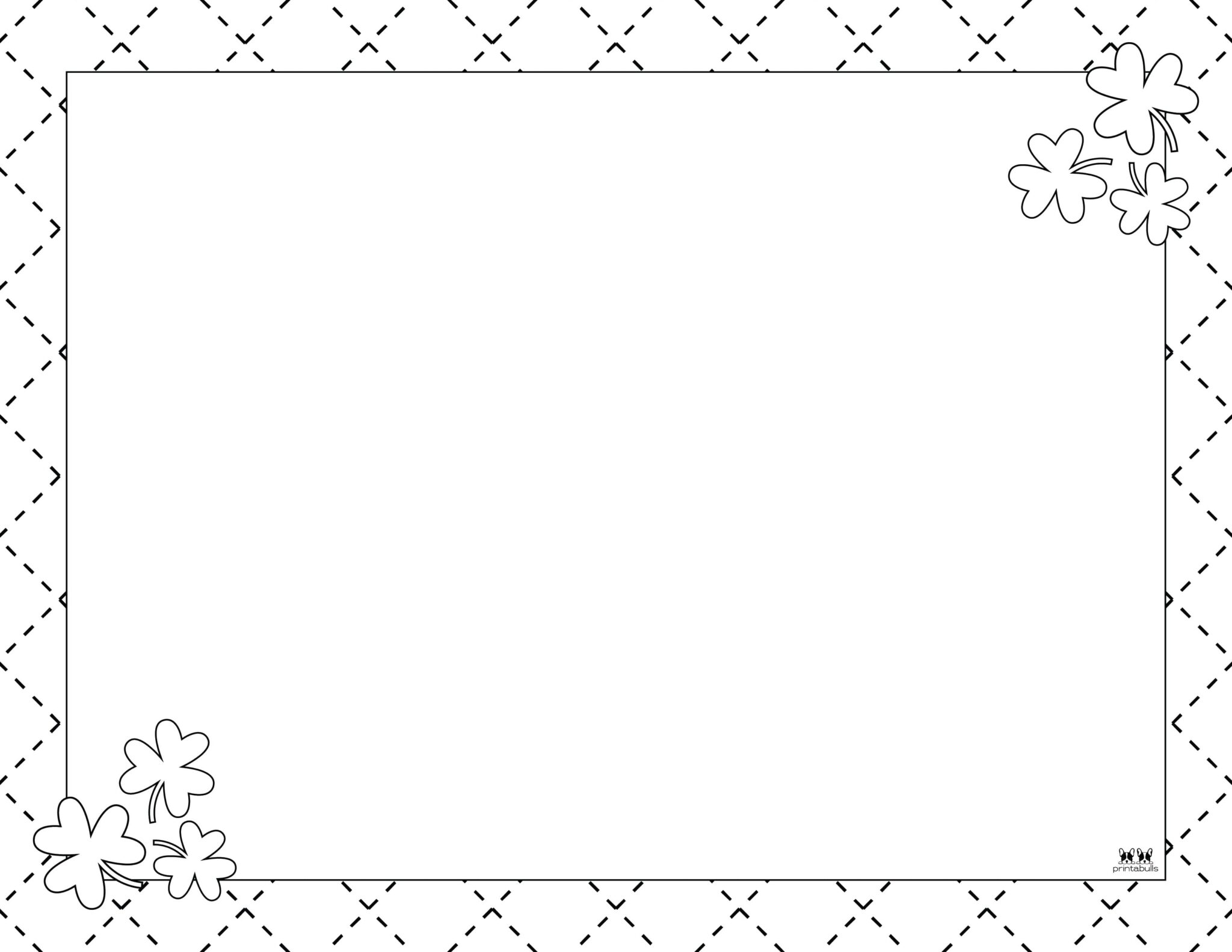 St. Patrick's Day Borders & Frames - 20 Pages | Printabulls