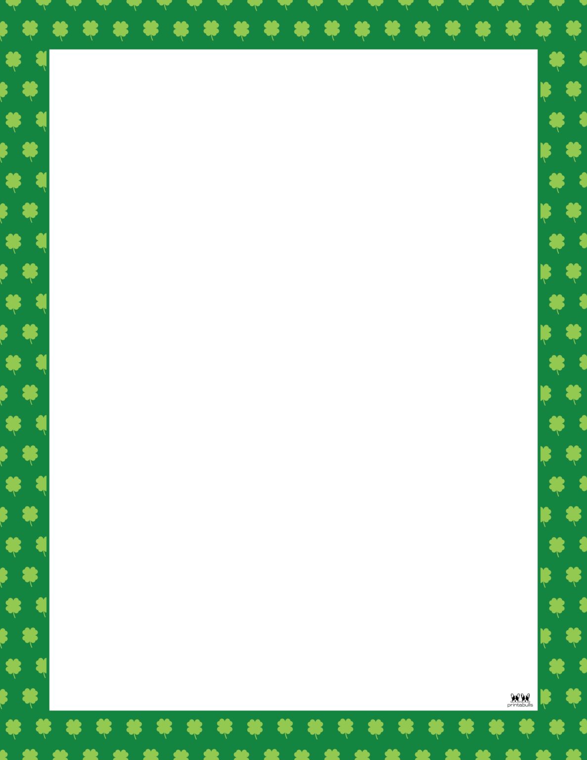 St. Patrick's Day Borders & Frames - 20 Pages | Printabulls