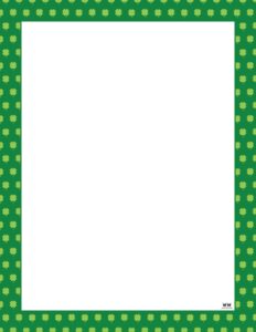 St. Patrick's Day Borders & Frames - 20 Pages | Printabulls