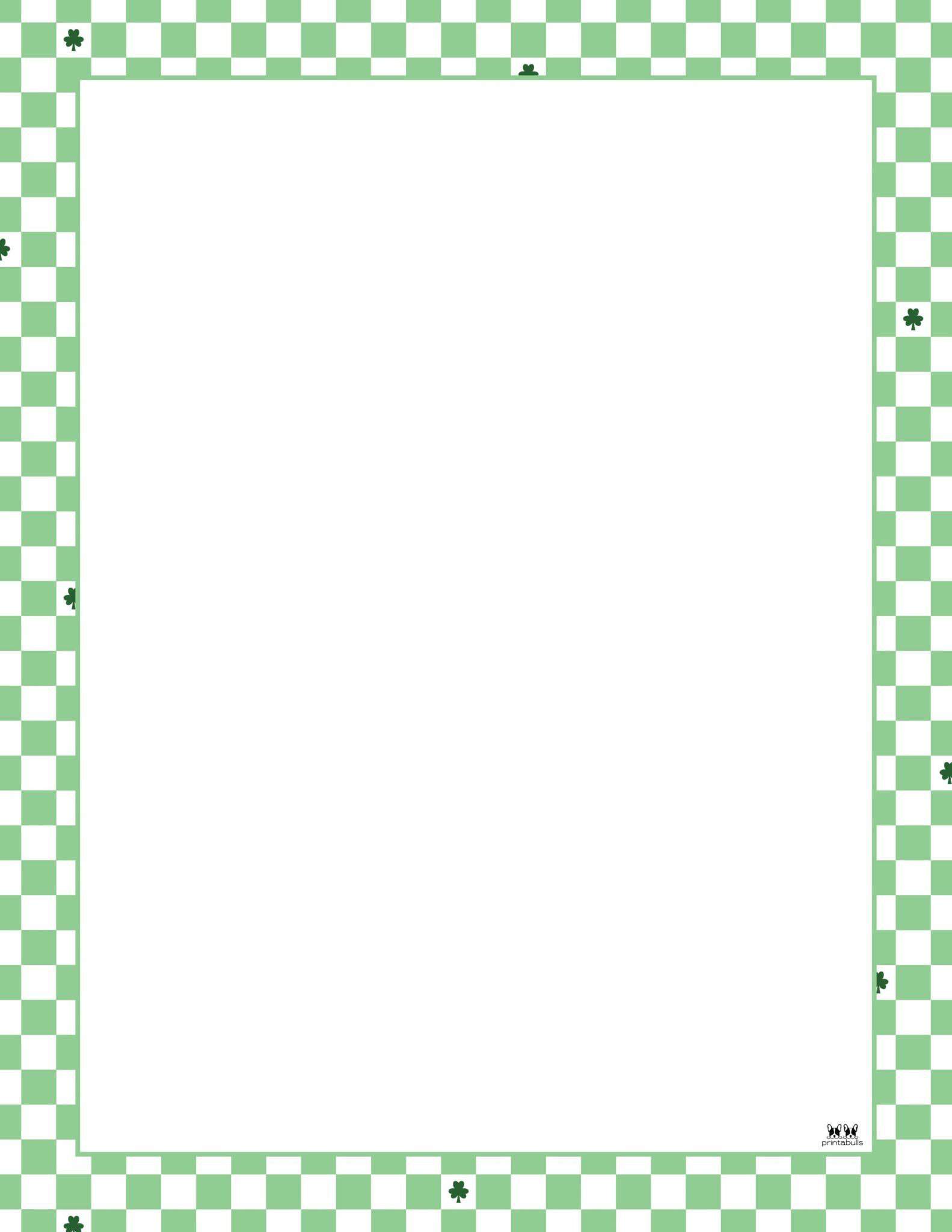 St. Patrick's Day Borders & Frames - 20 Pages - PrintaBulk