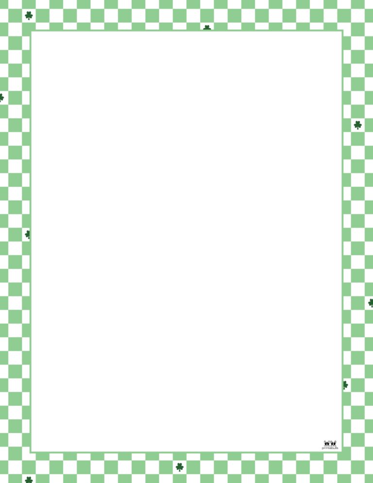 St. Patrick's Day Borders & Frames - 20 Pages - PrintaBulk