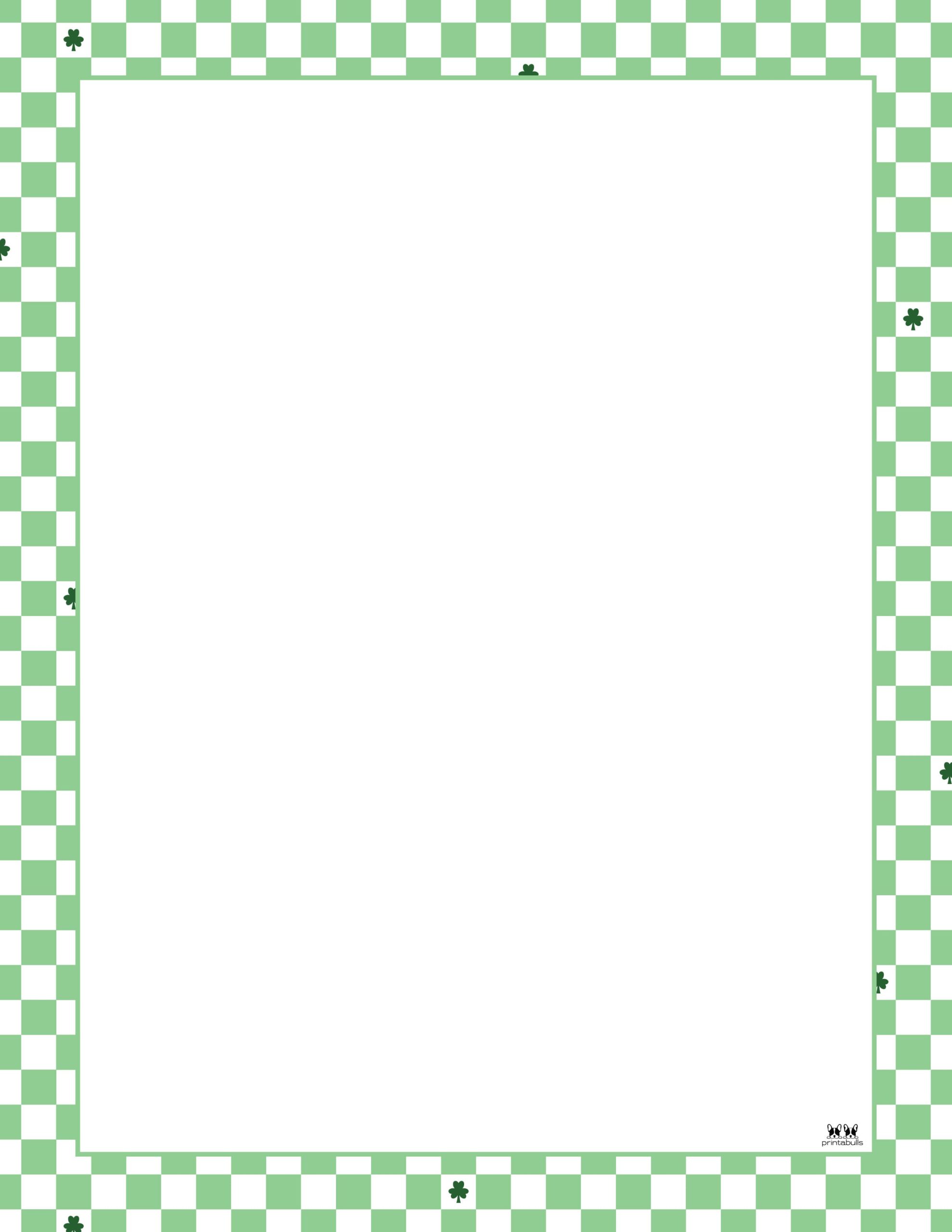 St. Patrick's Day Borders & Frames - 20 Pages - PrintaBulk
