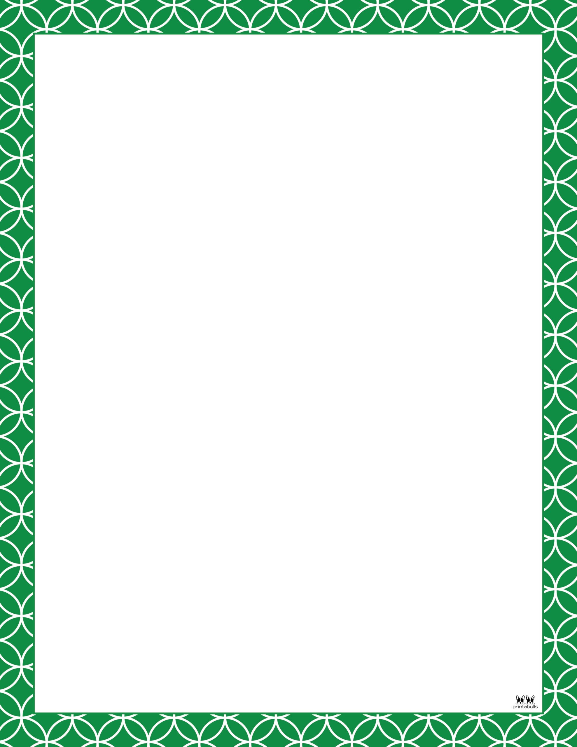St. Patrick's Day Borders & Frames - 20 Pages | Printabulls