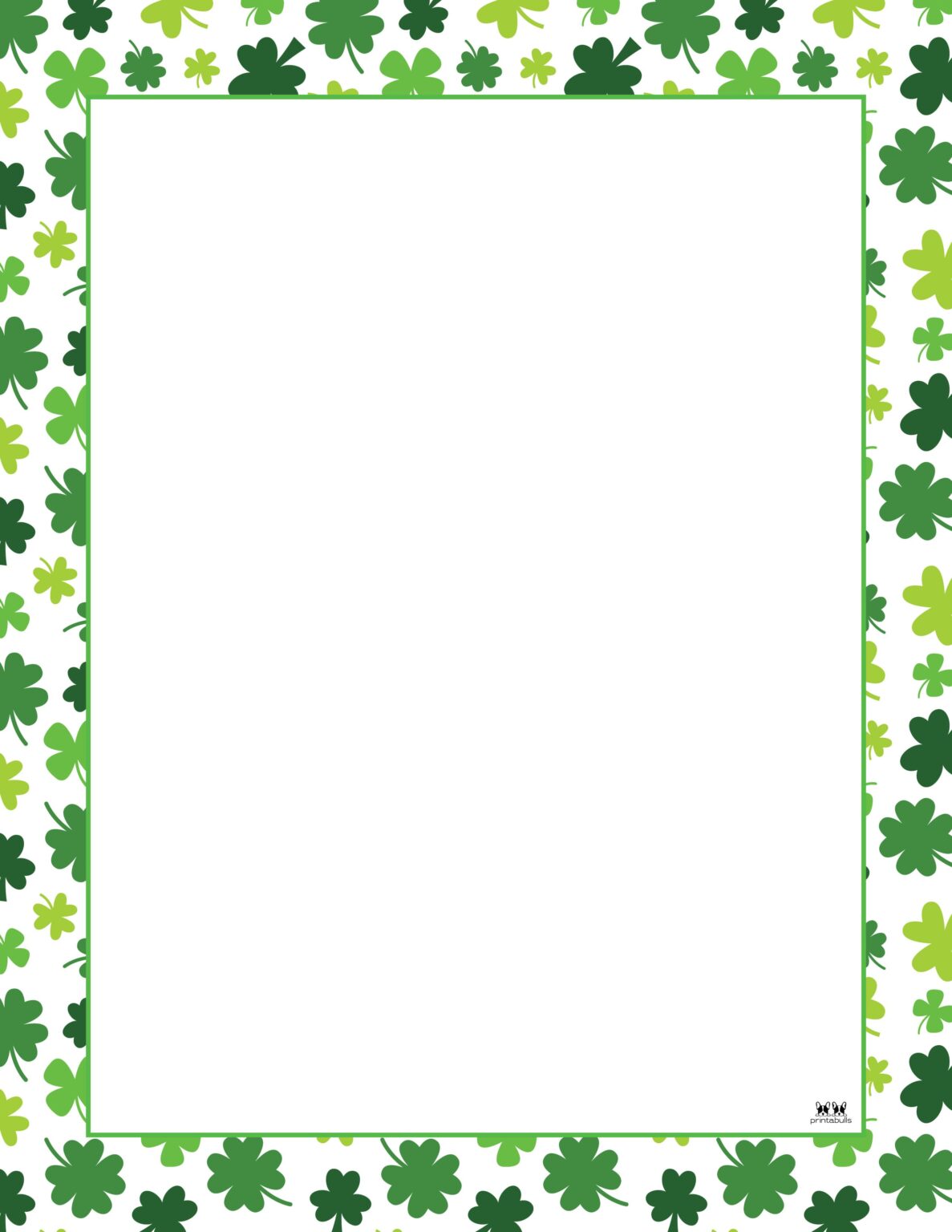 St. Patrick's Day Borders & Frames - 20 Pages - PrintaBulk
