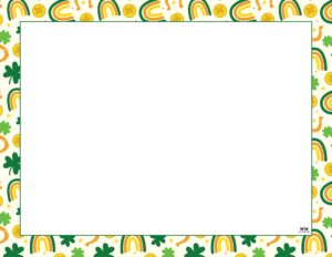 St. Patrick's Day Borders & Frames - 20 Pages | Printabulls