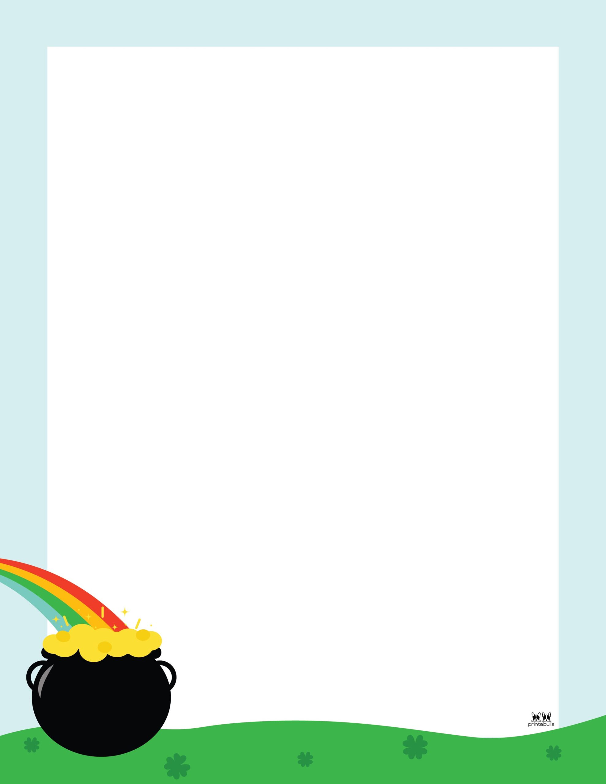 St. Patrick's Day Borders & Frames - 20 Pages - PrintaBulk