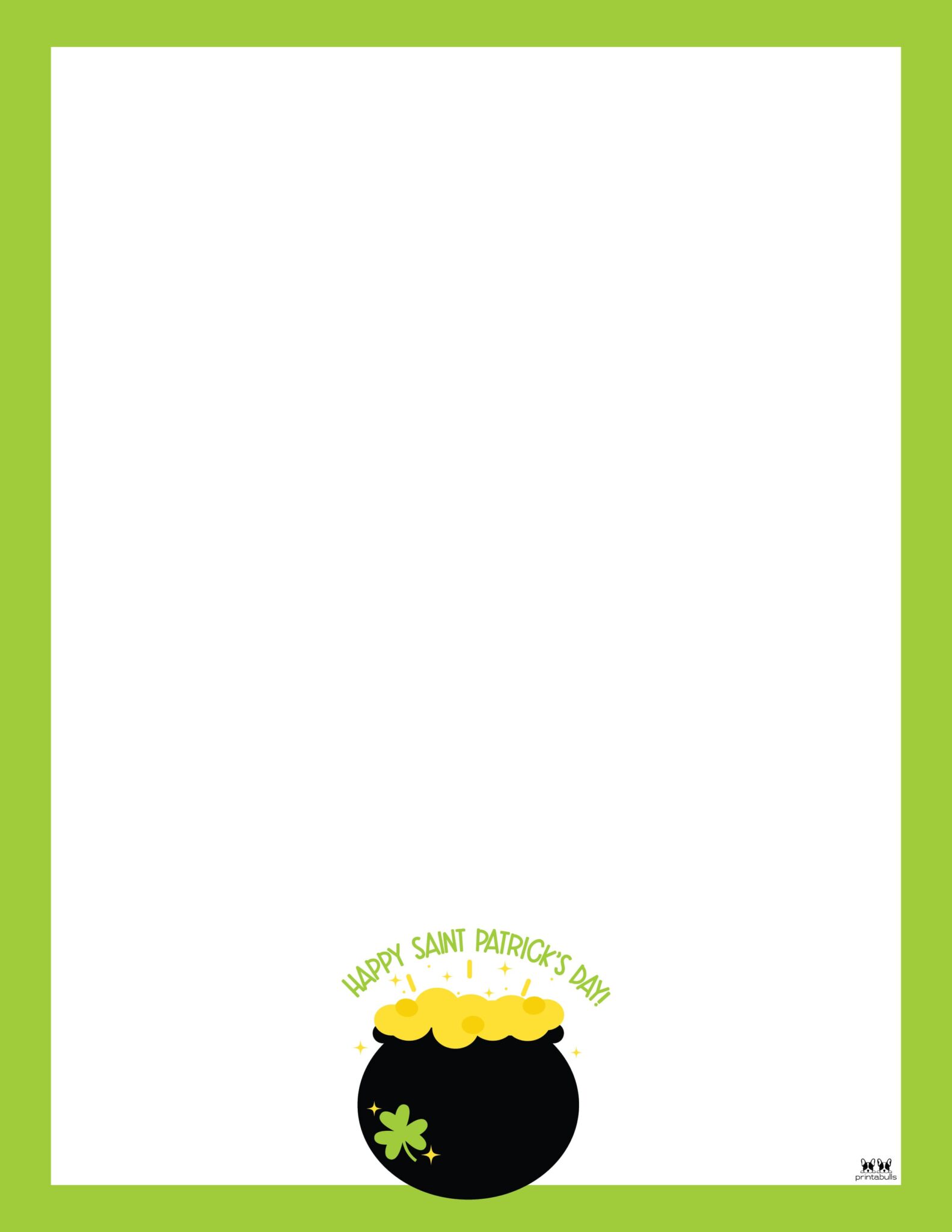 St. Patrick's Day Borders & Frames - 20 Pages - PrintaBulk