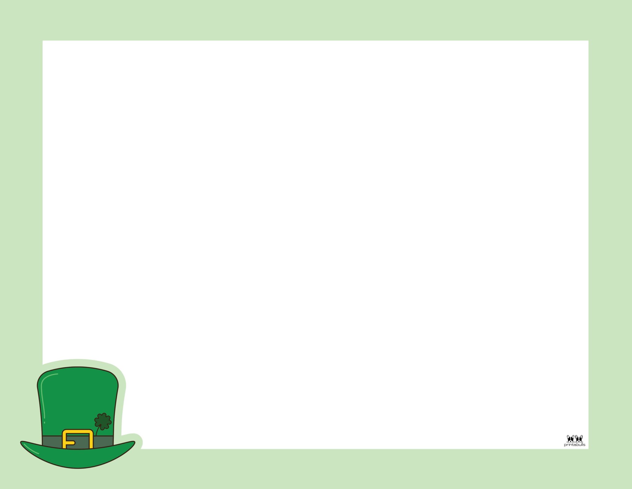 St. Patrick's Day Borders & Frames - 20 Pages | Printabulls