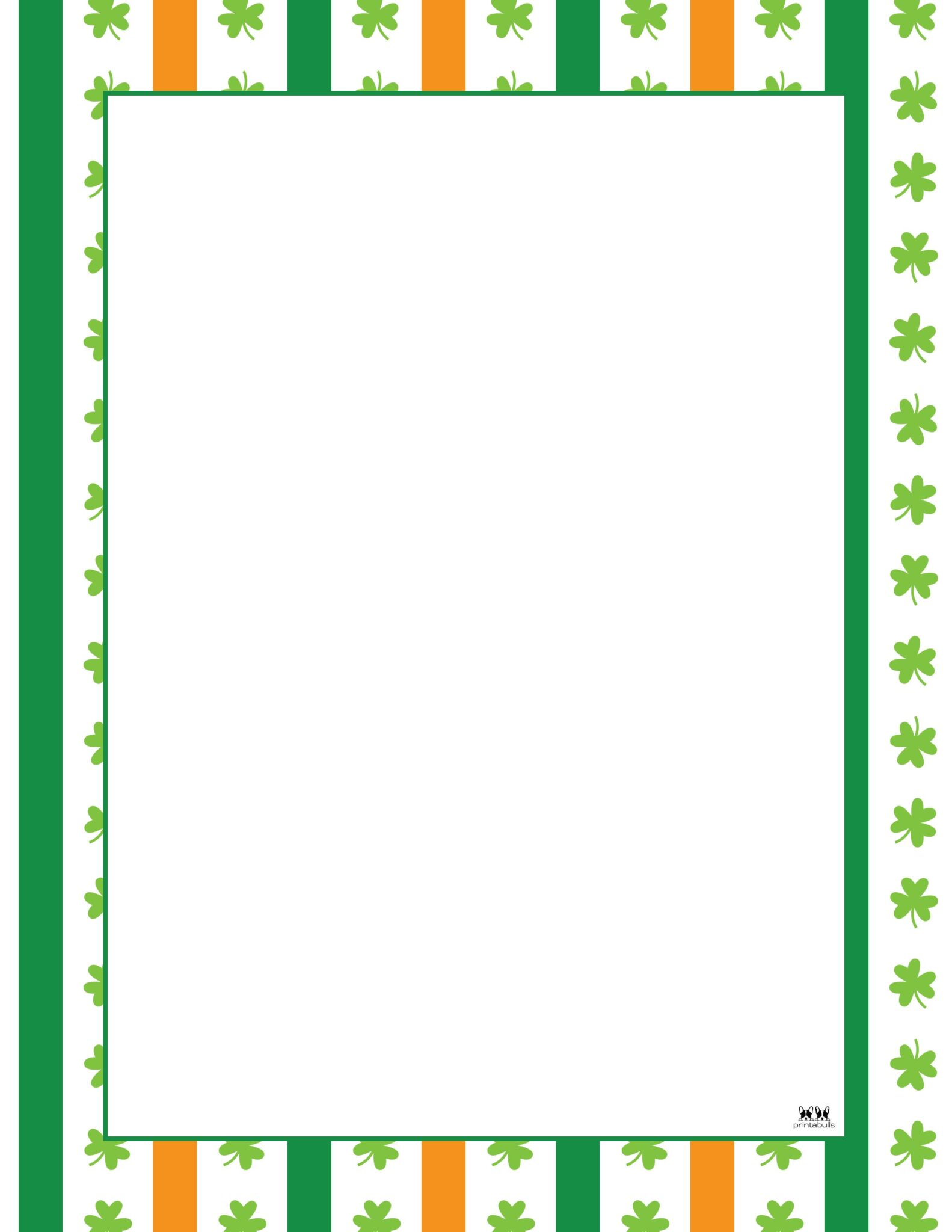 St. Patrick's Day Borders & Frames - 20 Pages | Printabulls