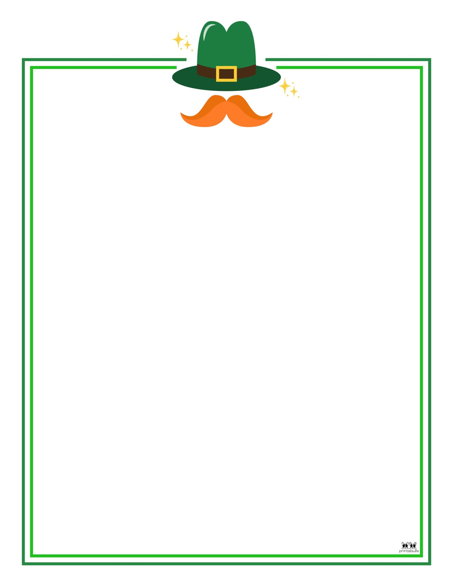 St. Patrick's Day Borders & Frames - 20 Pages | Printabulls