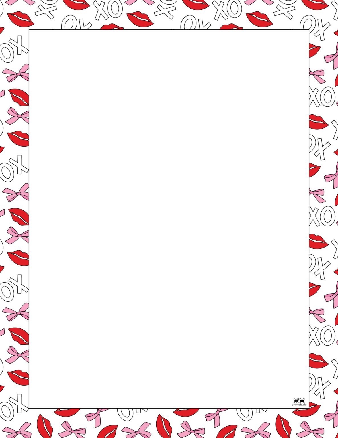Valentine's Day Borders & Frames - 30 Pages | Printabulls