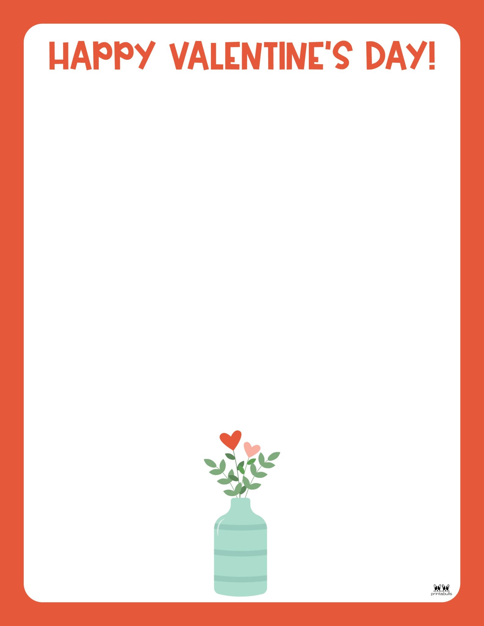 Valentine's Day Borders & Frames - 30 Pages | Printabulls